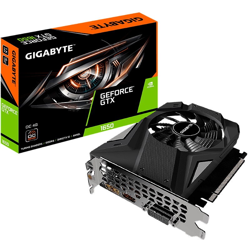 PLACA DE VÍDEO GIGABYTE NVIDIA GEFORCE GTX 1650 D6 OC 4GB GDDR6 REV 2.0 ...