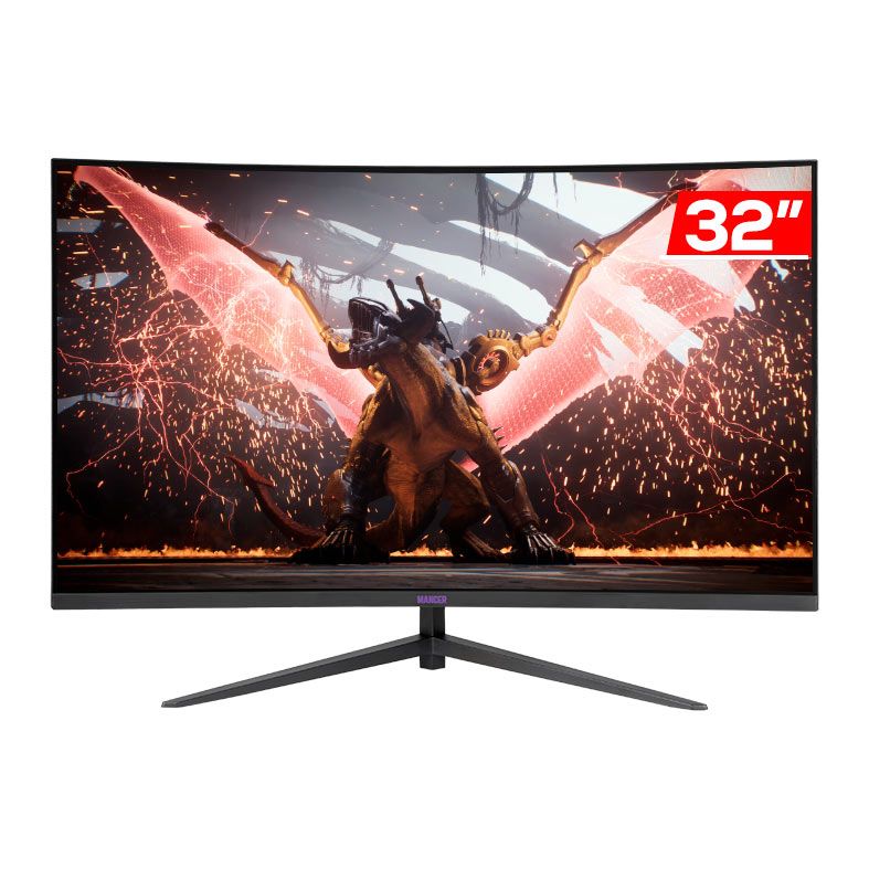 MONITOR GAMER MANCER VALAK UZ32S 32 POL VA CURVO FHD 1MS 165HZ FREESYNC ...