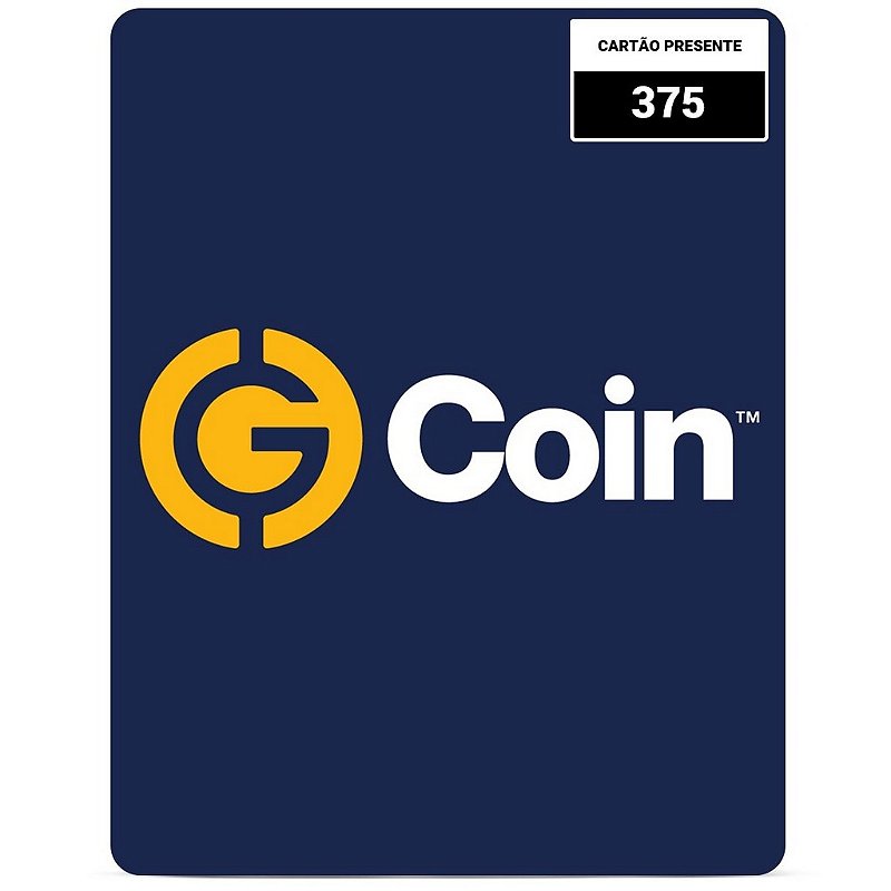 Gcoin 375 - Código Digital - THKEYS - Os melhores jogos e gift card