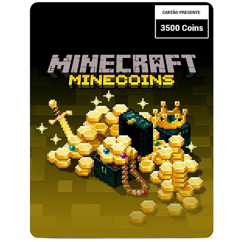 Minecraft: Minecoins 3500 Coins - Código Digital - THKEYS - Os melhores jogos e gift card