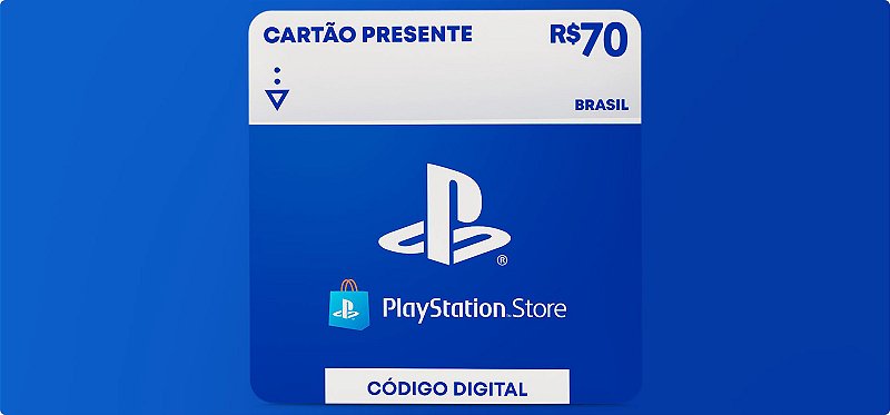 Playstation Store R 70 Reais Codigo Digital