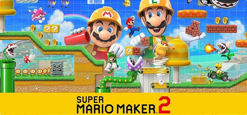 Super Mario Maker 2 Nintendo Switch 16 Digitos Codigo Digital THKEYS Os melhores jogos e gift card