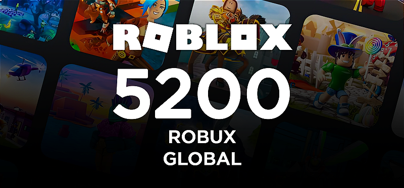 Roblox 5.200 Robux - Código Digital - PentaKill Store - THKEYS - Os ...