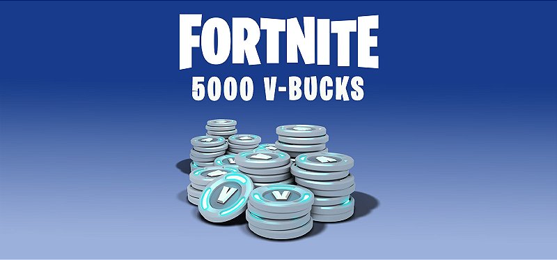 Fortnite - 5000 V-Bucks Epic Games - PC Código Digital - THKEYS - Os ...