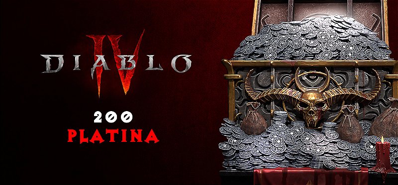 Diablo IV - 200 de Platina Xbox Código Digital - PentaKill Store ...