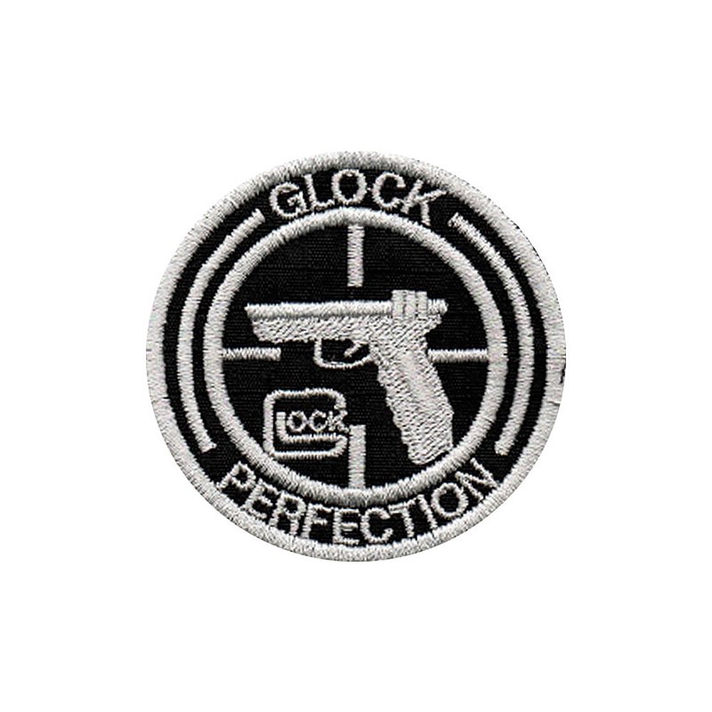 Patch Bordado com Fecho de Contato - Glock - Atack Militar | Tactical Wear