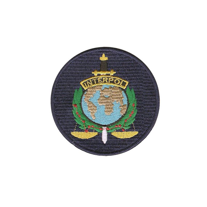 Patche Bordado com Fecho de Contato - Interpol - Atack Militar ...