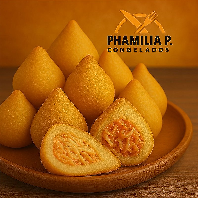 MINI COXINHA DE FRANGO 1KG - Phamilia P Congelados