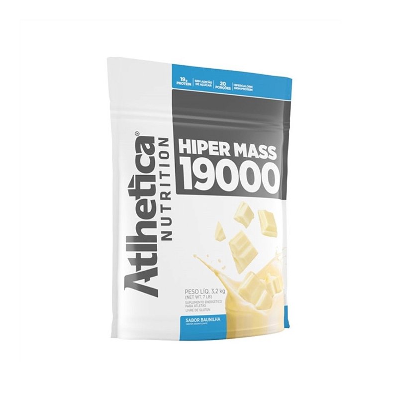 Hiper Mass 19000 3,2kg - Atlhetica - BH Suplementos