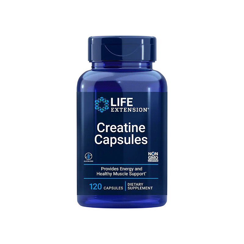 Creatine Capsules (Creatina em cápsulas) - Life Extension - BH Suplementos