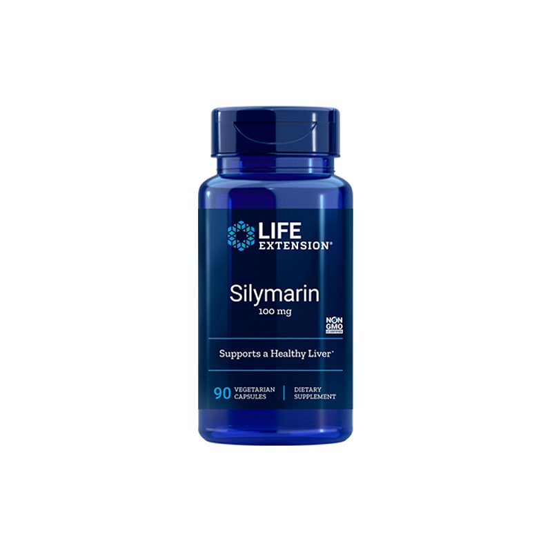 Silymarin (Silimarina) 100mg 90 Veg Cápsulas - Life Extension - BH ...