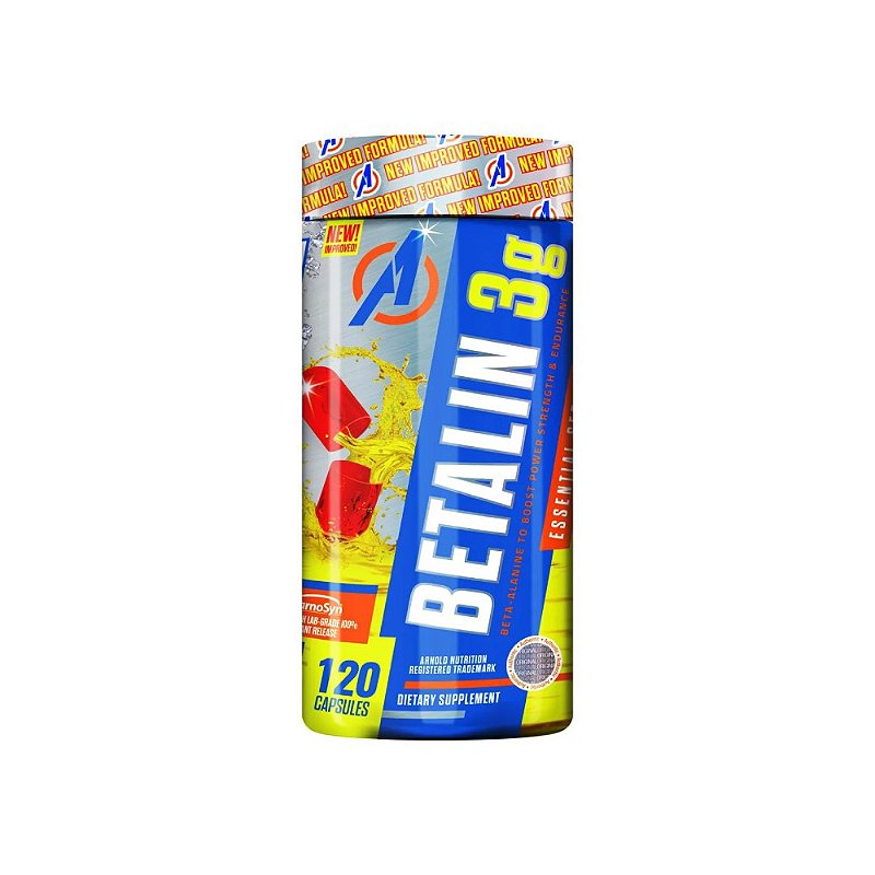 Betalin 3G (Beta-alanina) 120 Cápsulas - Arnold Nutrition - BH Suplementos