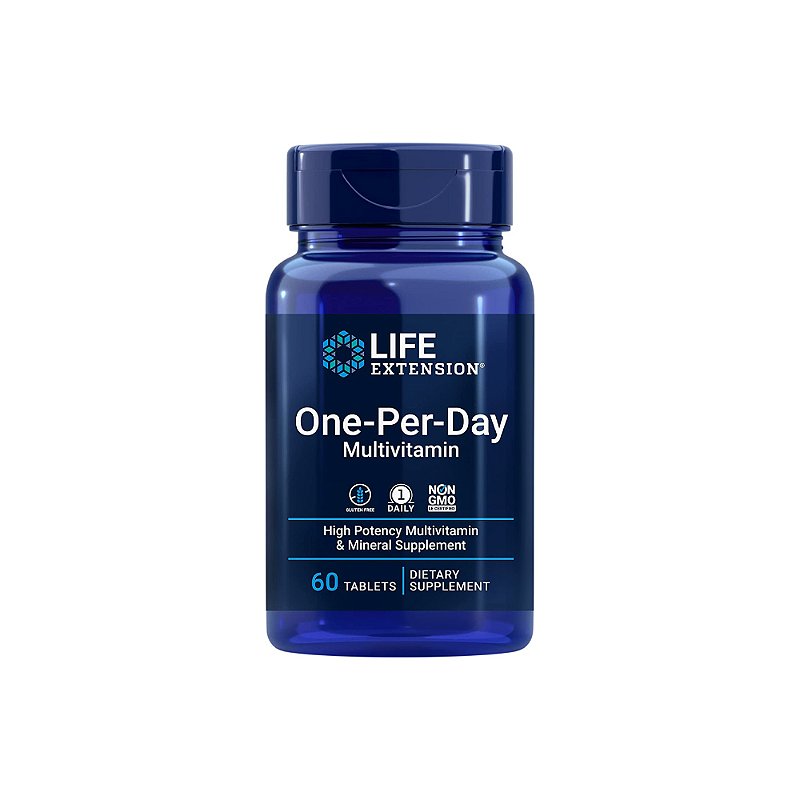 Multivitamínico One Per Day 60 Tabletes - Life Extension - BH Suplementos