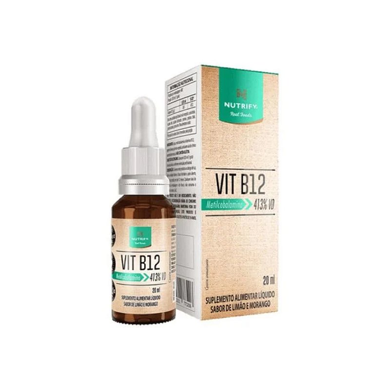 Vitamina B12 Líquida 20ml - Nutrify - BH Suplementos