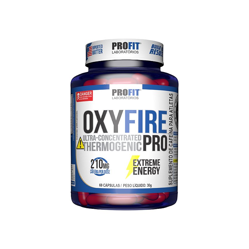 Oxy Fire Pro Ultra Concentrated Thermogenic 60 Cápsulas - PROFIT - BH ...
