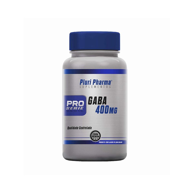 Gaba 400mg 60 Cápsulas - Pluri Pharma - BH Suplementos