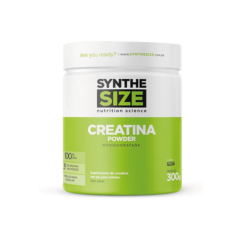 Creatina POWDER 300g - Synthesize - BH Suplementos