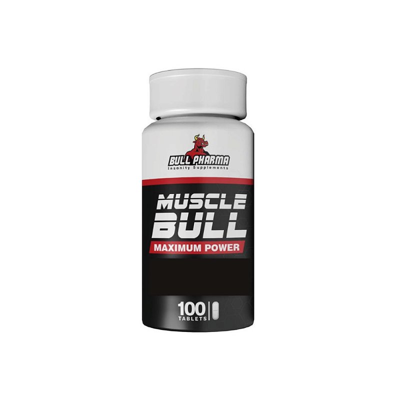 Muscle Bull 100 Tabletes - Bull Pharma - BH Suplementos