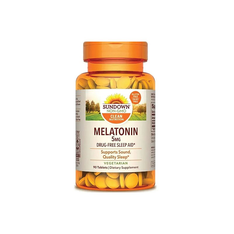 Melatonina 5mg 90 Tabletes - Sundown - BH Suplementos