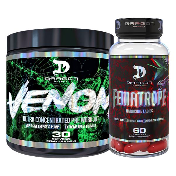 Combo Energia Fematrope + Venom - Dragon Pharma - Primo Suplementos