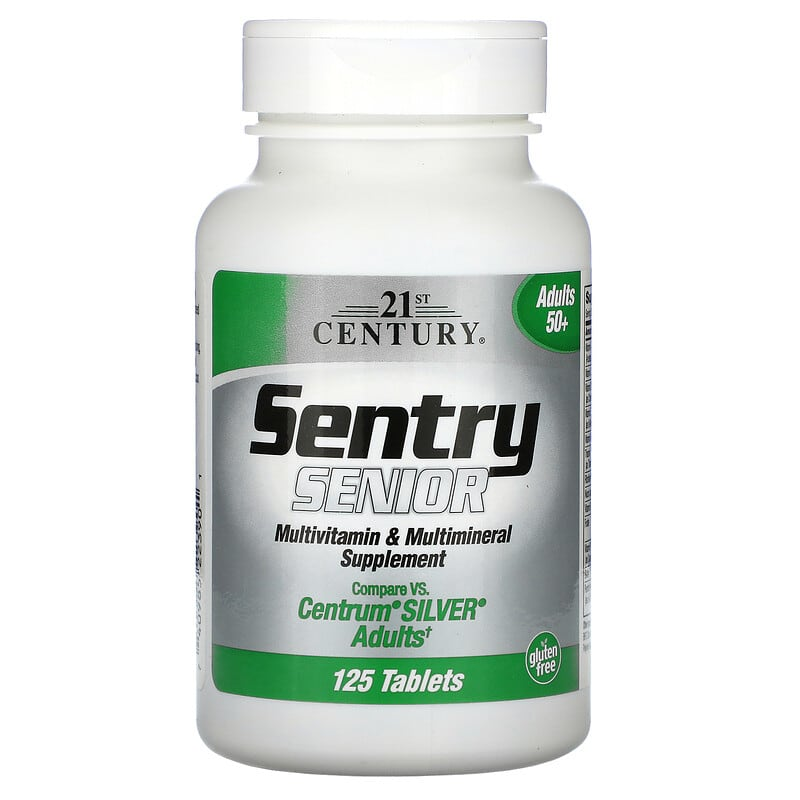 Sentry Senior 50+ Nutrição Essencial para Vitalidade | 21st Century ...