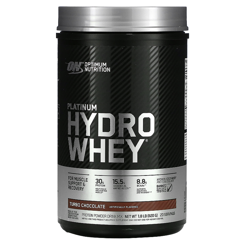 Platinum Hydro Whey 800g Optimum Nutrition - Proteina Hidrolisada ...