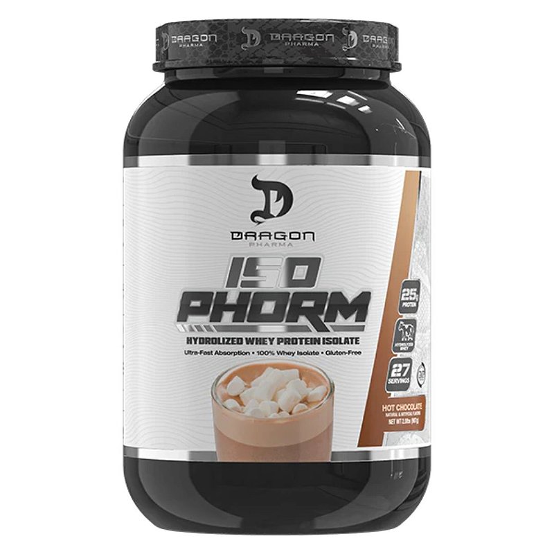Isophorm Dragon Pharma Whey Isolado Hot Chocolate 907g - Primo Suplementos