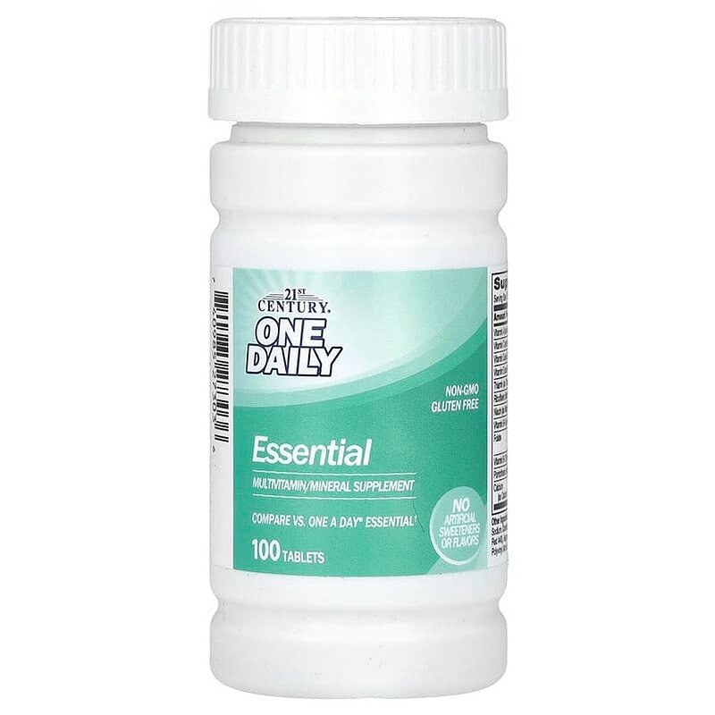 Multivitamínico One Daily Essential 21st Century 100 Tabs - Primo ...