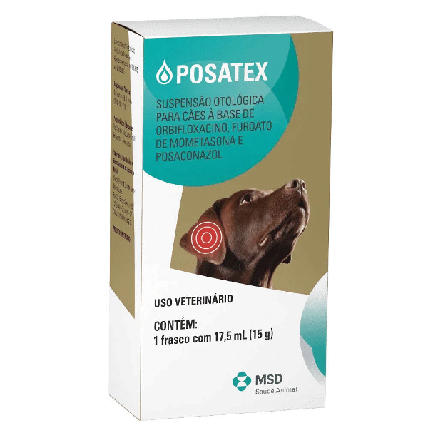 Posatex Suspensão Otológica 17,5 ml (15g) - Mercado AgroPet