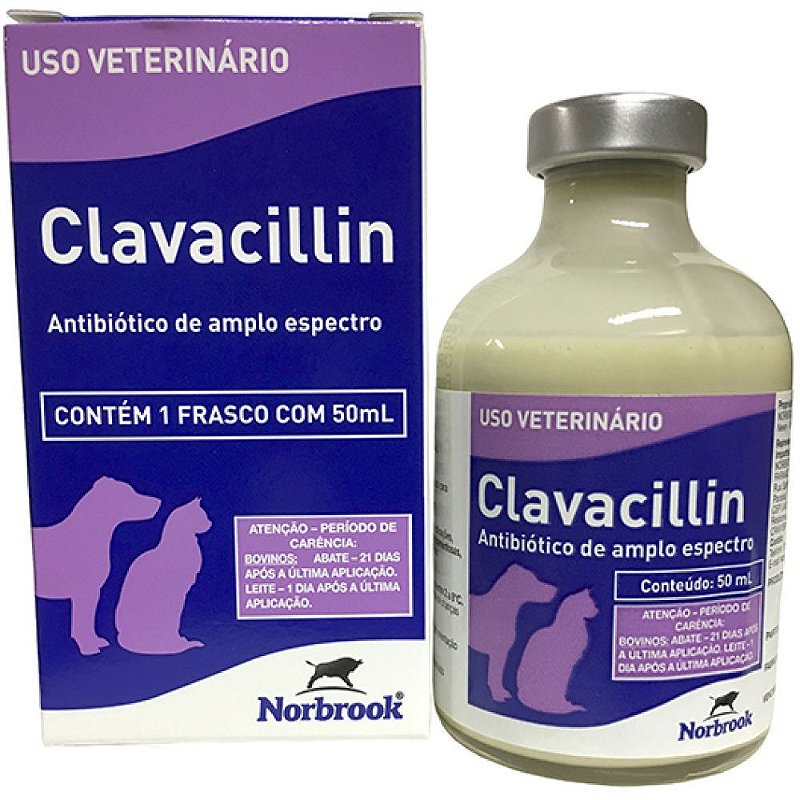 Clavacillin Injetável – Norbrook - Mercado AgroPet