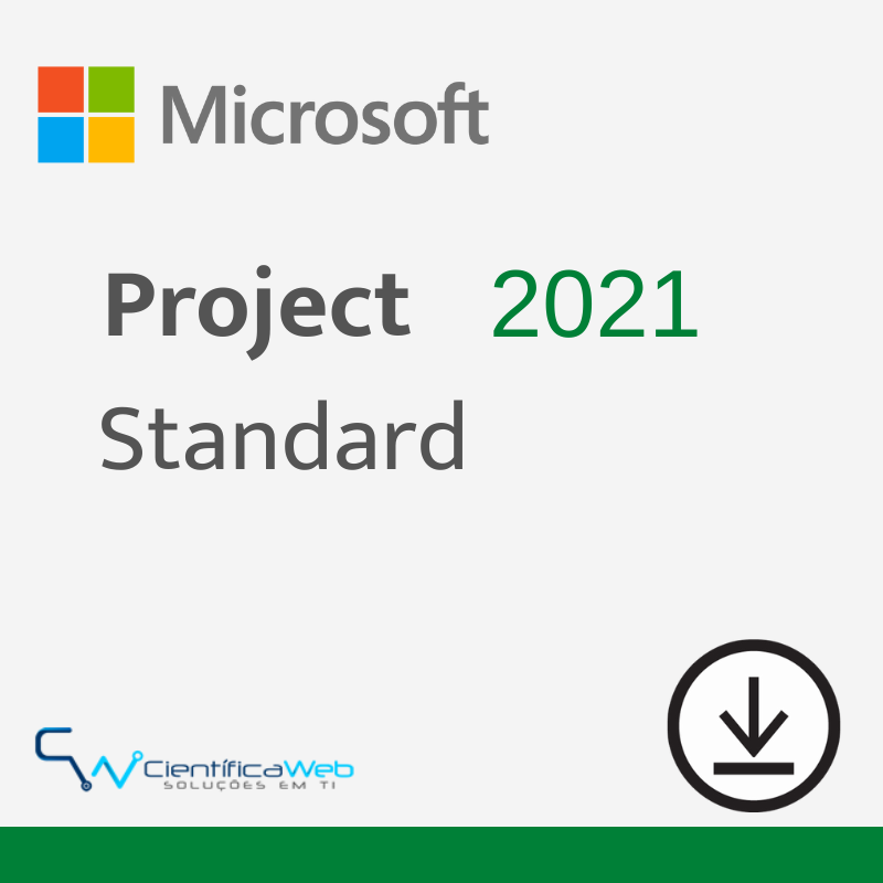 Compre Microsoft Project Standard 2021 ESD - Científica Web - Softwares ...