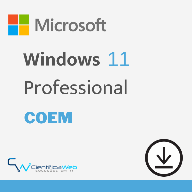 Compre Microsoft Windows 11 Professional COEM - Científica Web ...