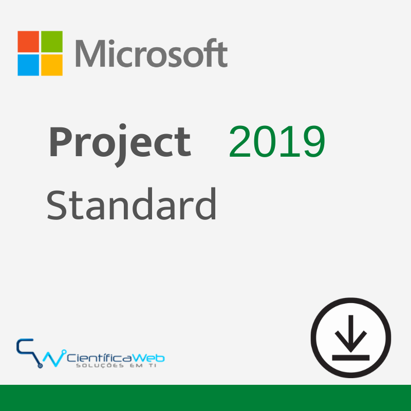 Compre Microsoft Project Standard 2019 ESD - Científica Web - Softwares ...
