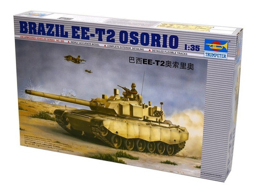 Tanque Brasileiro Engesa EE-T2 Osório 1/35 Trumpeter - Alpha Hobbies ...