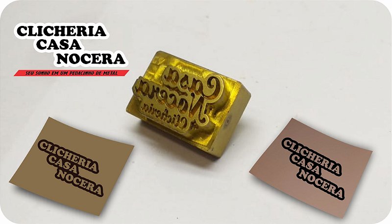 CLICHÊ HOT STAMPING - Clicheria Casa Nocera - Seu sonho em um pedacinho ...