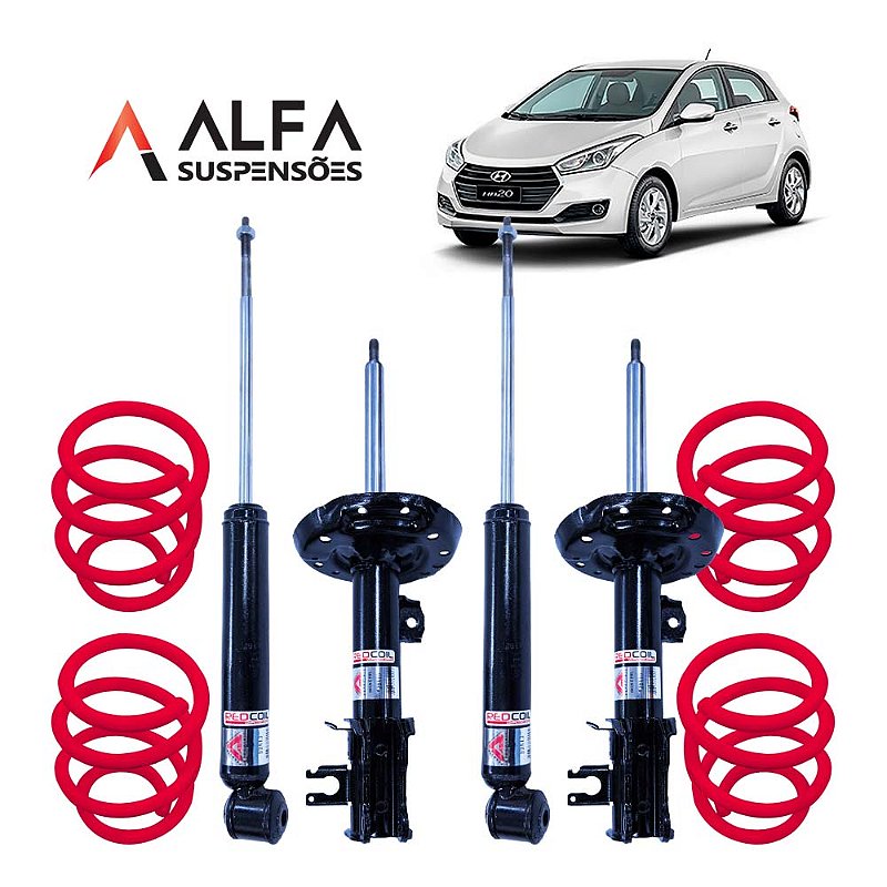 Kit Completo de Suspensão Fixa Esportiva Hyundai Hb20/hb20s (2012 ...