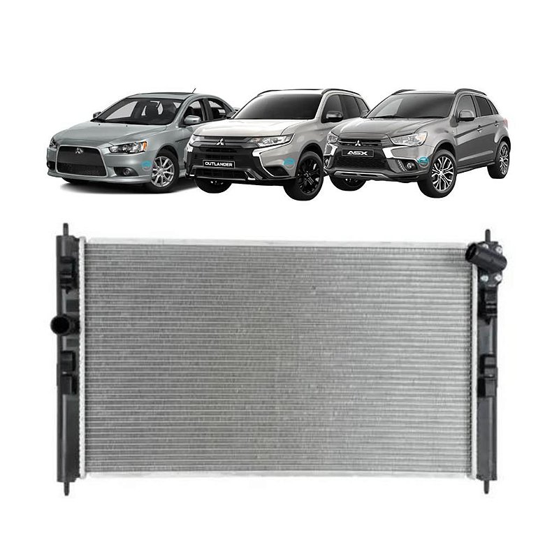 Radiador Mitsubishi ASX/Lancer/Outlander 2.0 2015 até 2021 - Ideal ...