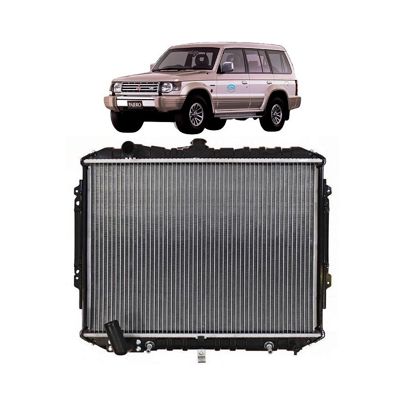 Radiador Mitsubishi Pajero Full 3.0 1995 a 1999 Automático - Ideal ...