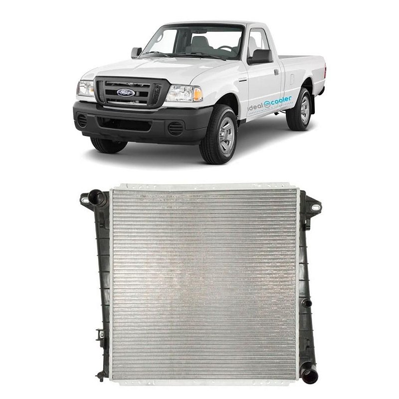 Radiador Ranger 3.0 2005 2006 2007 2008 2009 2010 2011 2012 - Ideal ...