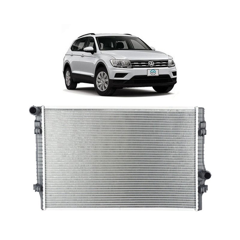 Radiador Volkswagen Tiguan 2.0 2018 Em Diante - Automático - Ideal ...