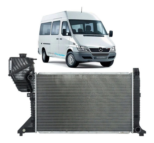 Radiador Sprinter 311 313 Cdi 03 04 05 06 07 08 09 10 11 12 - Ideal ...