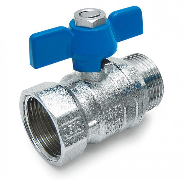 Válvula Esfera Monobloco Passagem Reduzida PN25 MF 1/2" com Alavanca ...