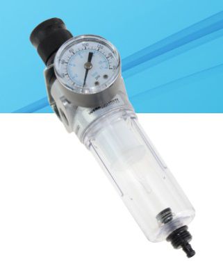Filtro regulador de pressao com manometro 1/2 - Válvulas, Tubos ...