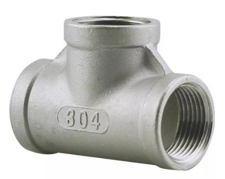 TEE INOX 2'' - Válvulas, Tubos, conexões, isolamentos e acessórios