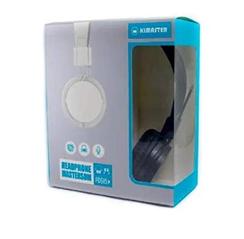 Fone De Ouvido Headphone Microfone Mastersom Kimaster-FO615-BRANCO ...
