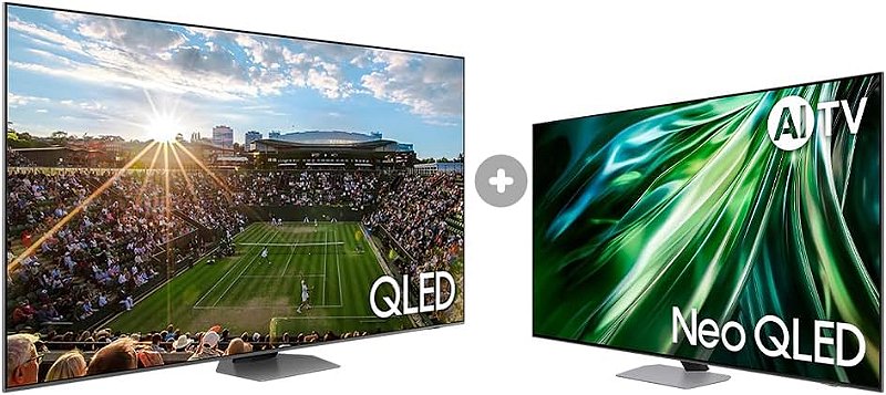 Samsung Smart TV 98" QLED Super Big 4K 98Q80C, SuperSlim Design ...