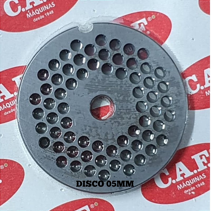 Disco Ferro Bocal 10 Para Maquina De Moer CAF Original - Tripmar | Tripas e Condimentos