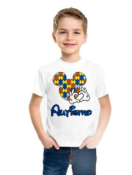 Infantil Masculina - Autismo Mickey - Linda Estampa