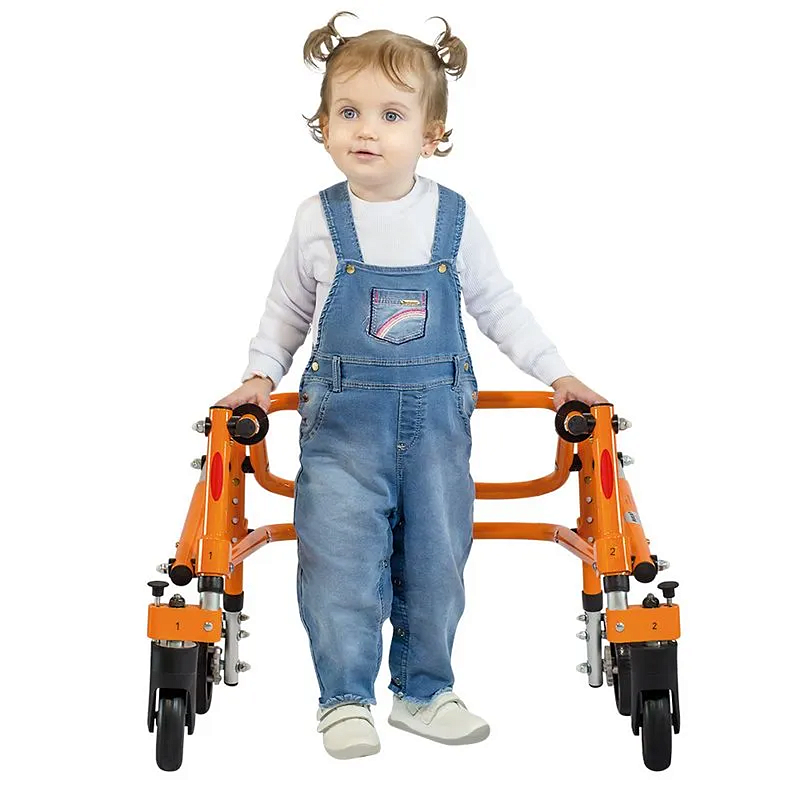 Andador Posterior Infantil com 4 Rodas Alumínio Mercur - Tamanho PP ...