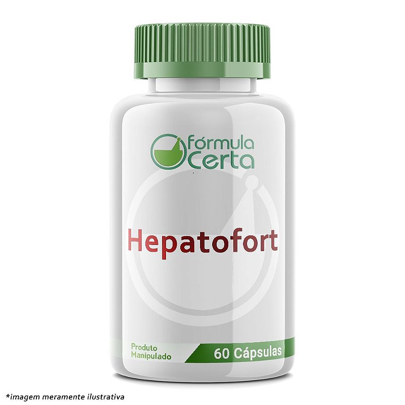 Hepatofort 60 Doses - Farmácia de Manipulação Fórmula Certa